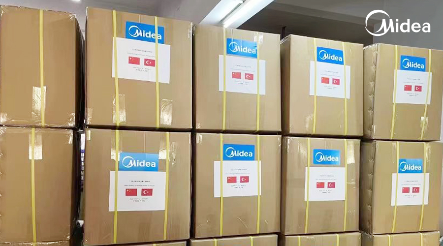 Midea Building Technologies keeps relieving Turkey Earthquake
